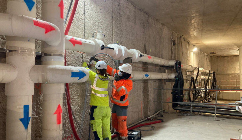 The soil-freezing technique to consolidate and seal soil