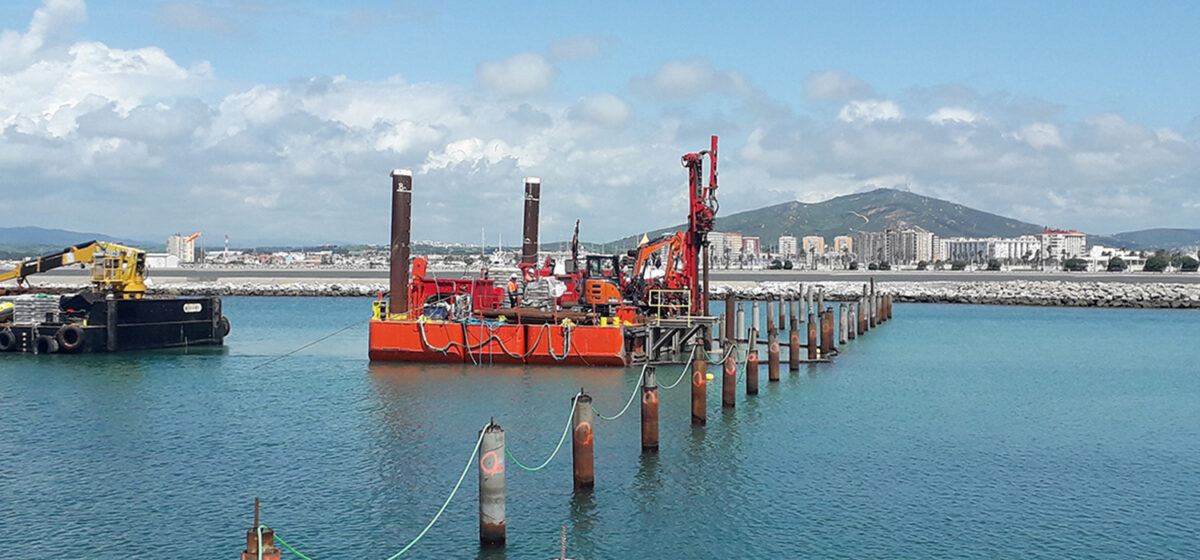 The micropile, a small-diameter bored pile technique.