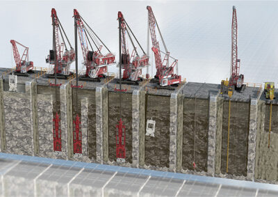 The diaphragm wall, a foundation and retaining solution