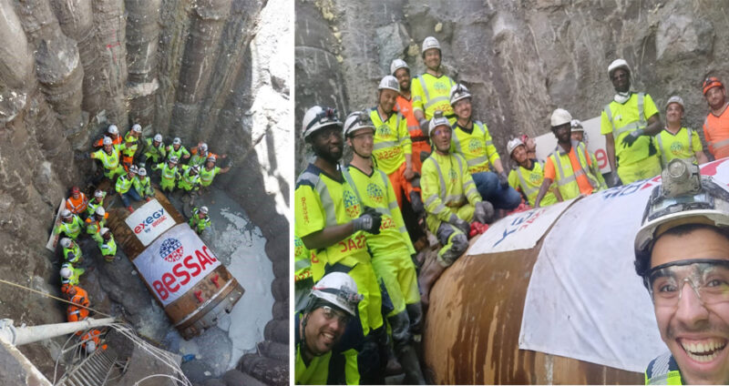 Bessac réalise le premier tunnel en béton ultra bas carbone