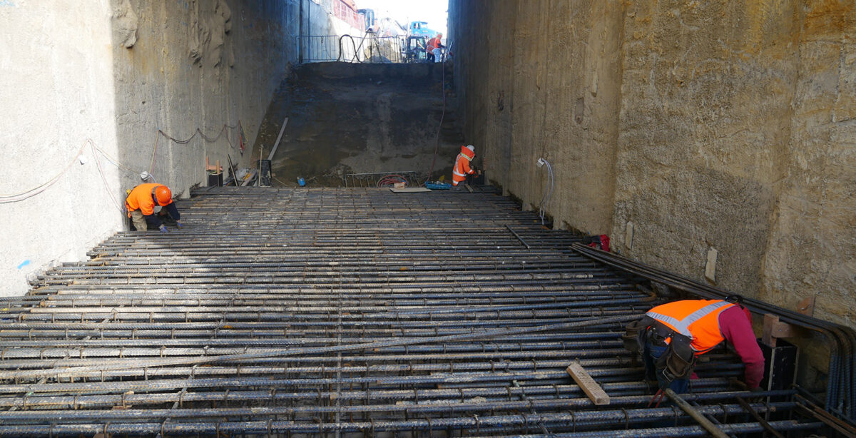 Progress of work for the CRL rail project