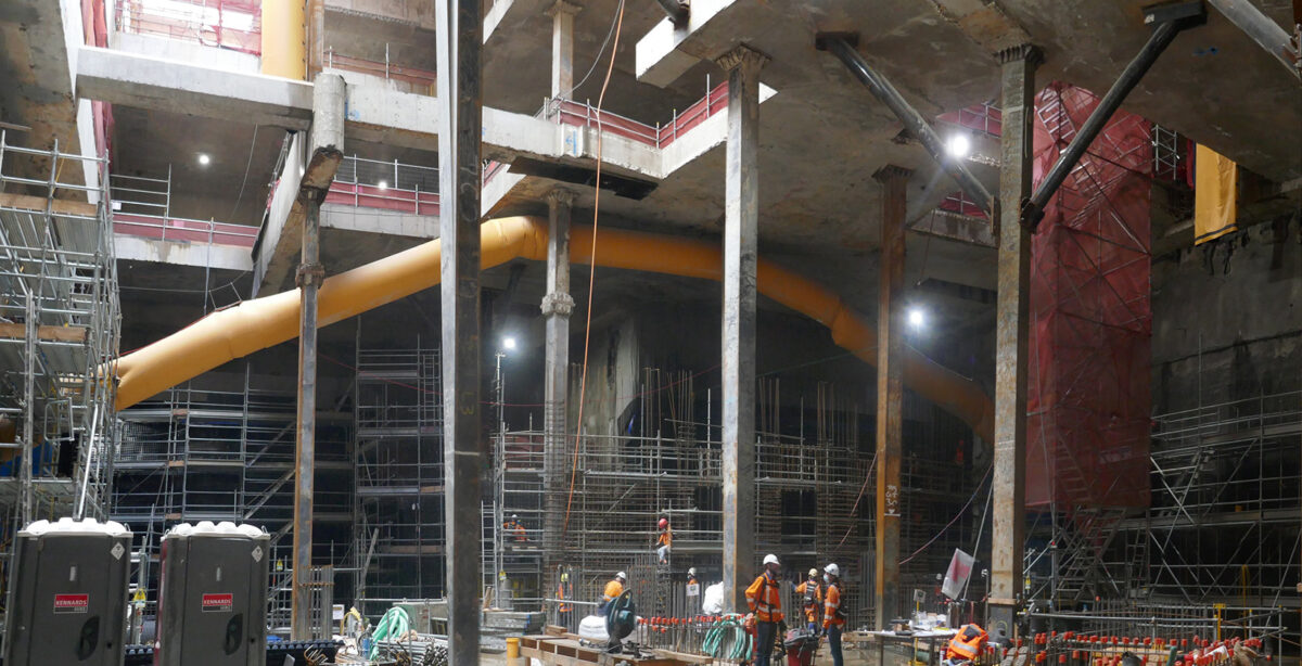 Progress of work for the CRL rail project