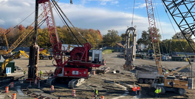 Realization of a diaphragm wall at Shoreline storage tunnel