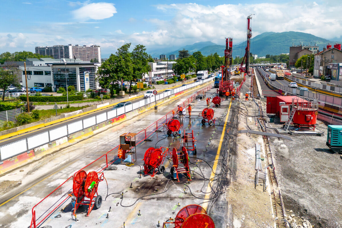 Special works on the Rondeau interchange in Grenoble