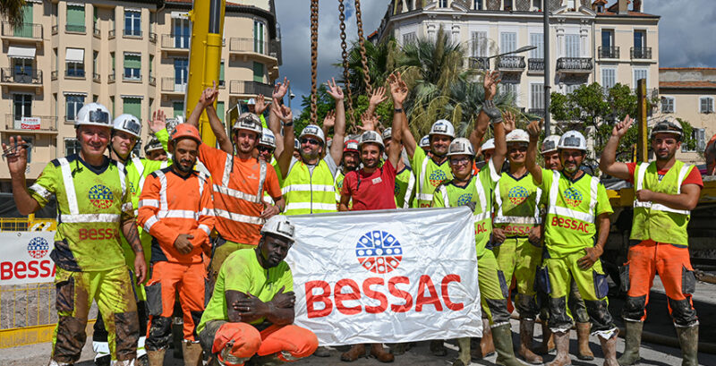 Bessac progresse sous le boulevard de la Croisette
