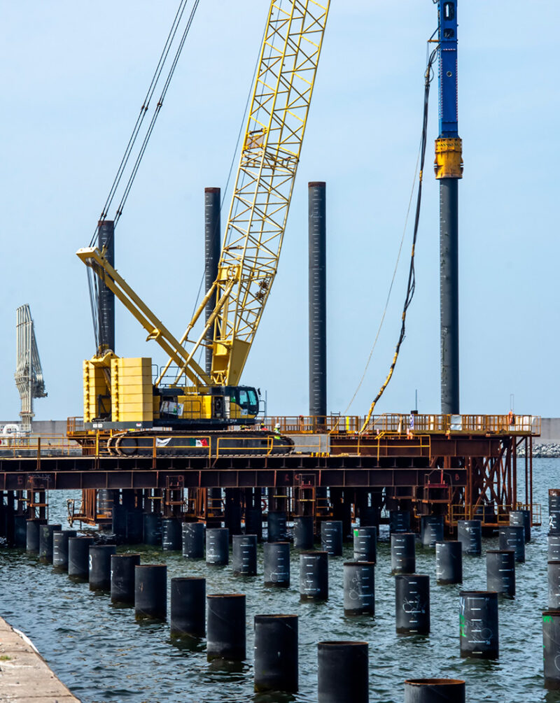 Design-build of a quay in Veracruz, Mexico