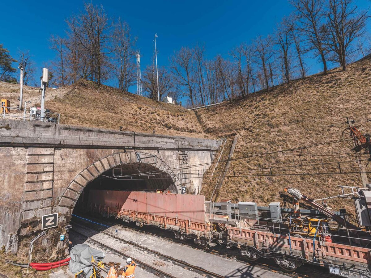 Completion of the Livernan tunnel after 1 year's work!