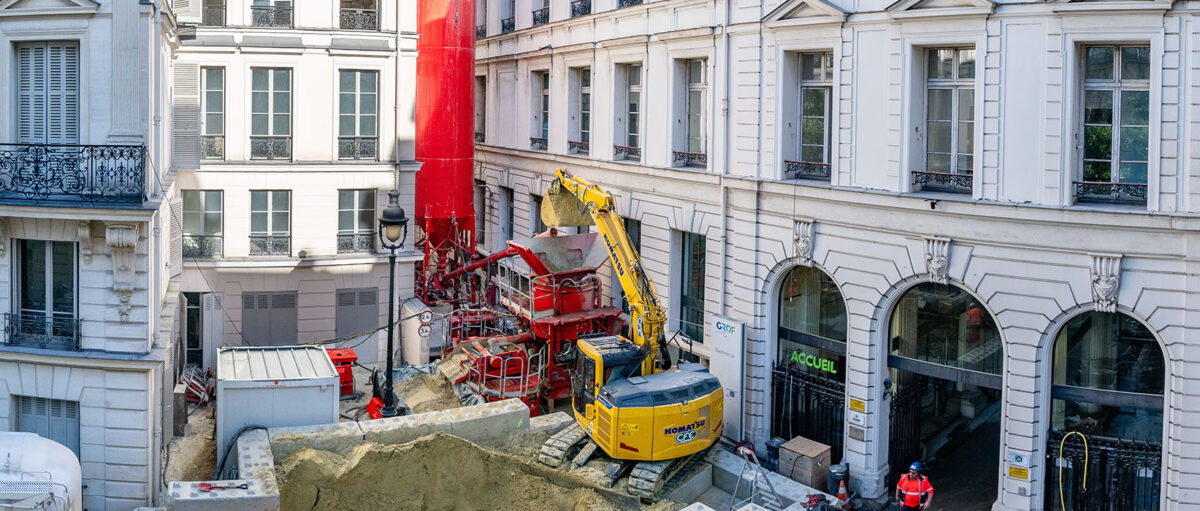 SBF: a 100% electric construction site in the heart of Paris!