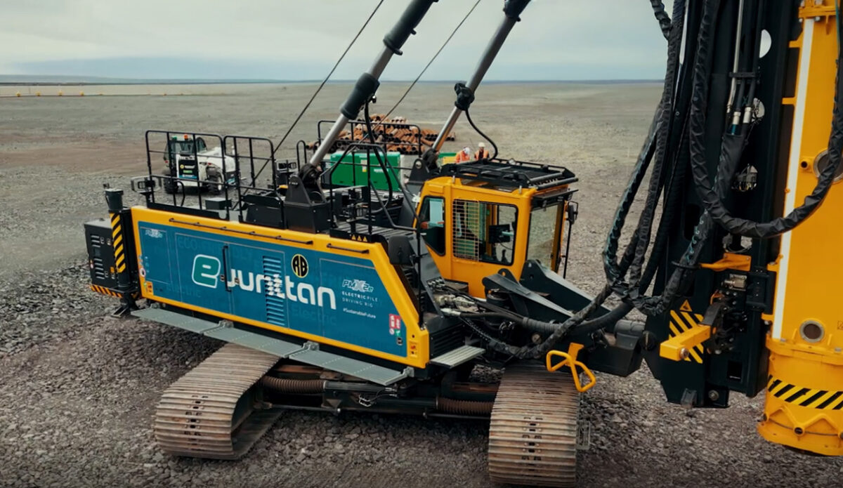 RBL : First Use of a 100% Electric Piling Rig in the UK!